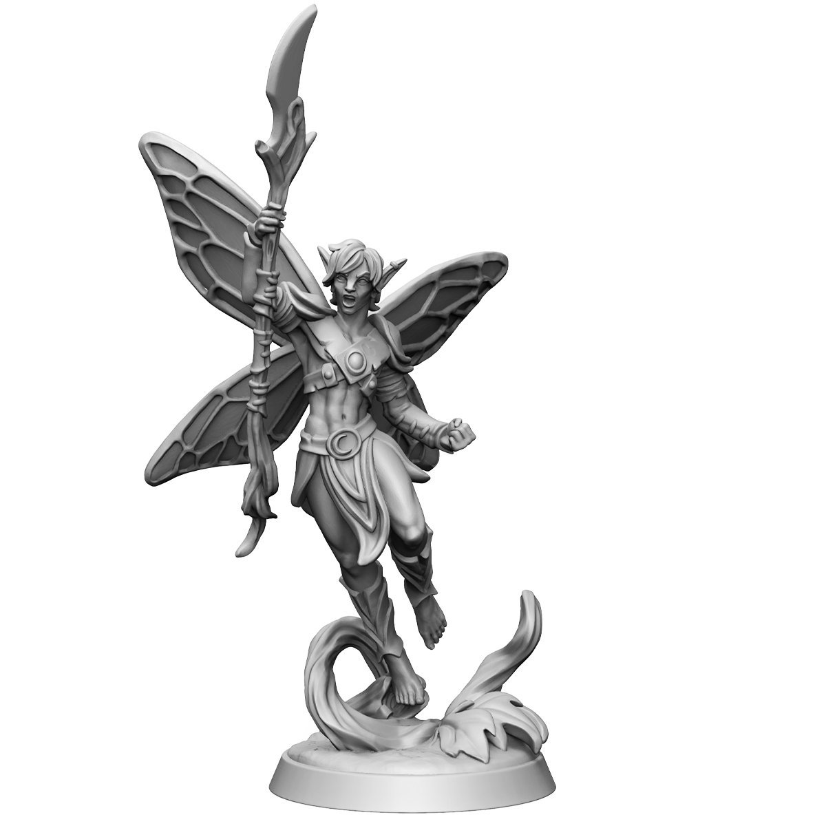 FAIRY ELVES – WINGED SPEARMAN – Wargame Exclusive Fantasy
