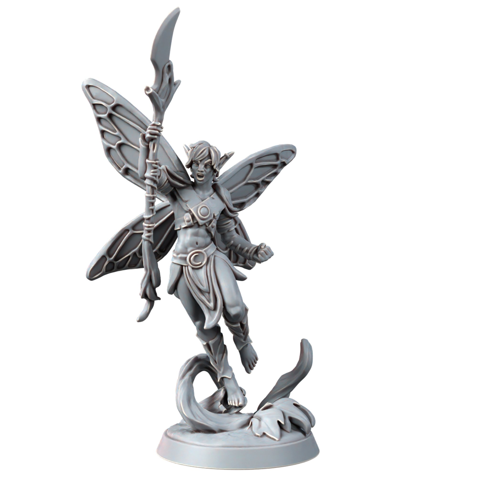 FAIRY ELVES – WINGED SPEARMAN – Wargame Exclusive Fantasy