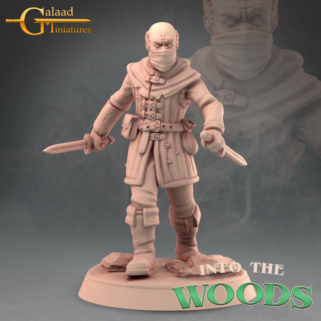 HUMANS – BANDIT WITH DAGGERS – Wargame Exclusive Fantasy