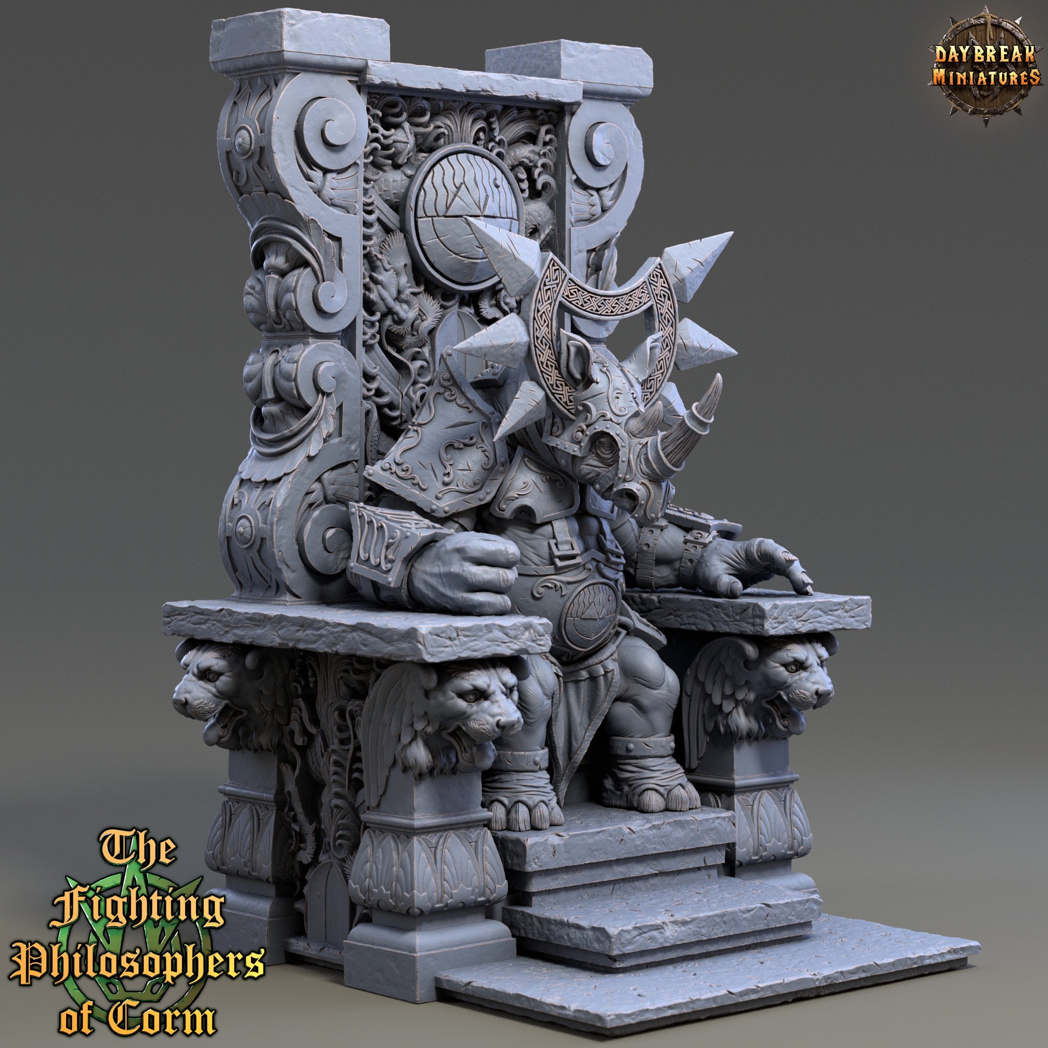 RHINOKIN – GORGIAS THE MIND MONARCH – Wargame Exclusive Fantasy