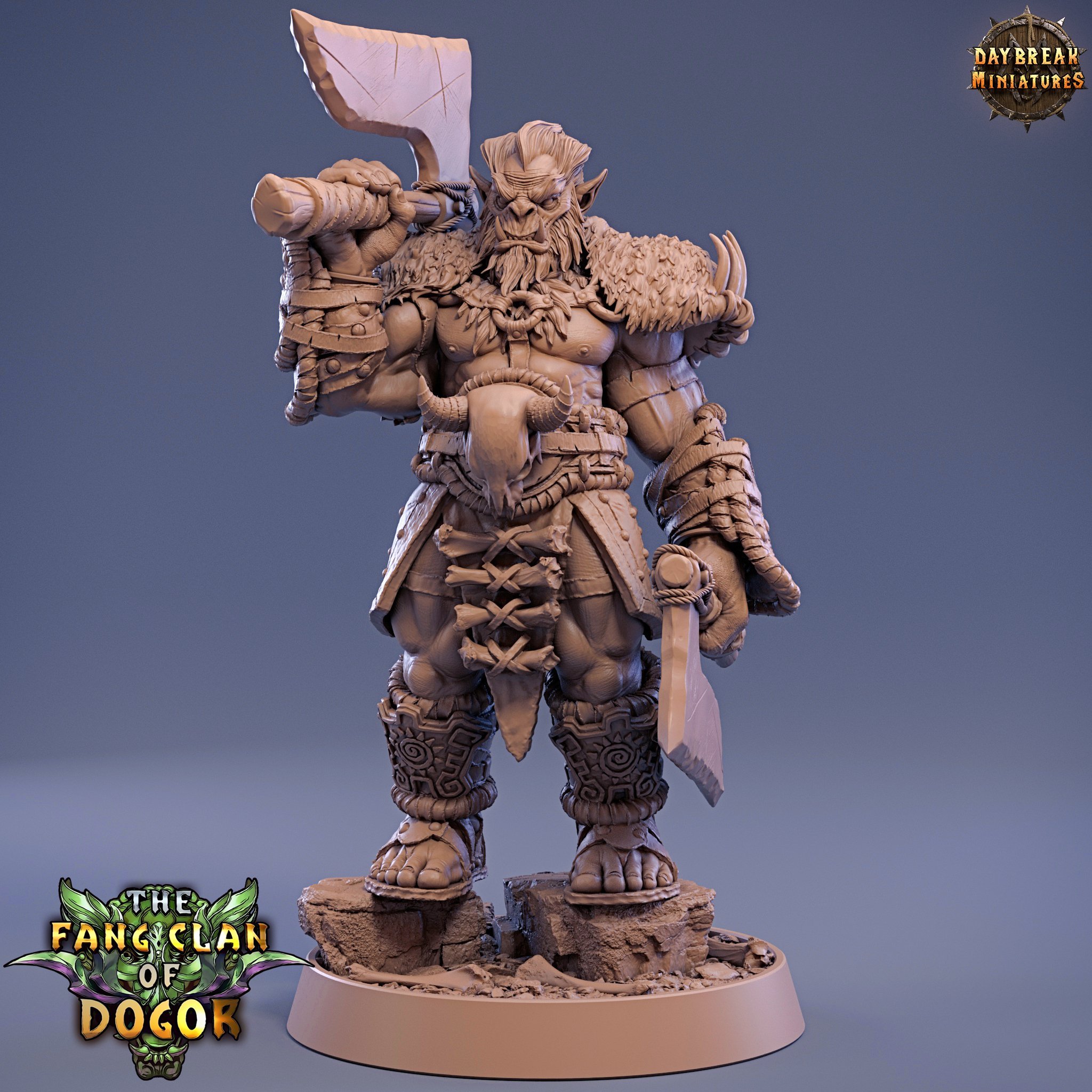 ORKS – KUUNDRAN BLUNTCLEAVER – Wargame Exclusive Fantasy