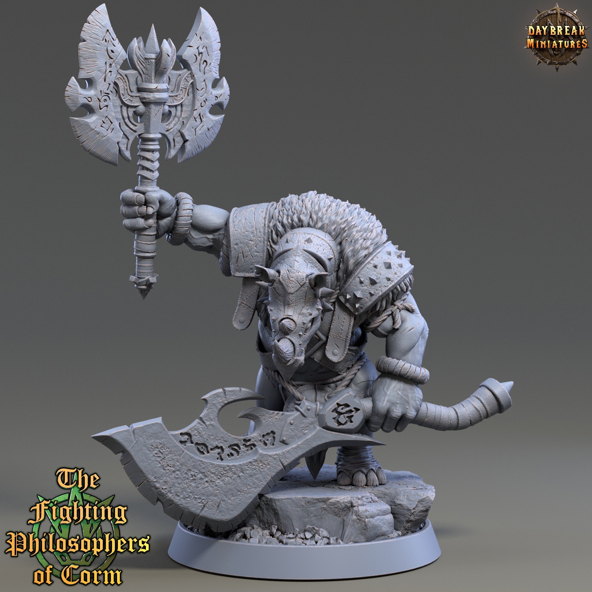 RHINOKIN – POLUS GREATBLADE – Wargame Exclusive Fantasy