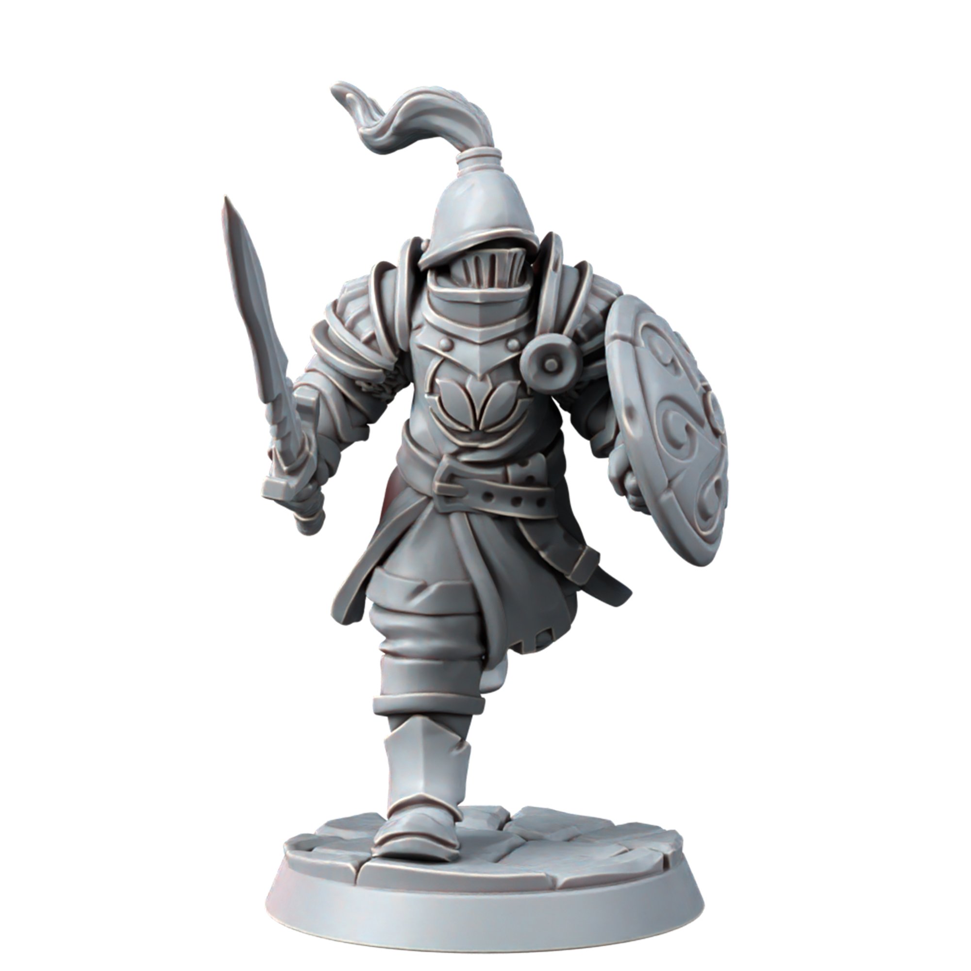 HUMANS – QUEENS KNIGHT RUNNING – Wargame Exclusive Fantasy
