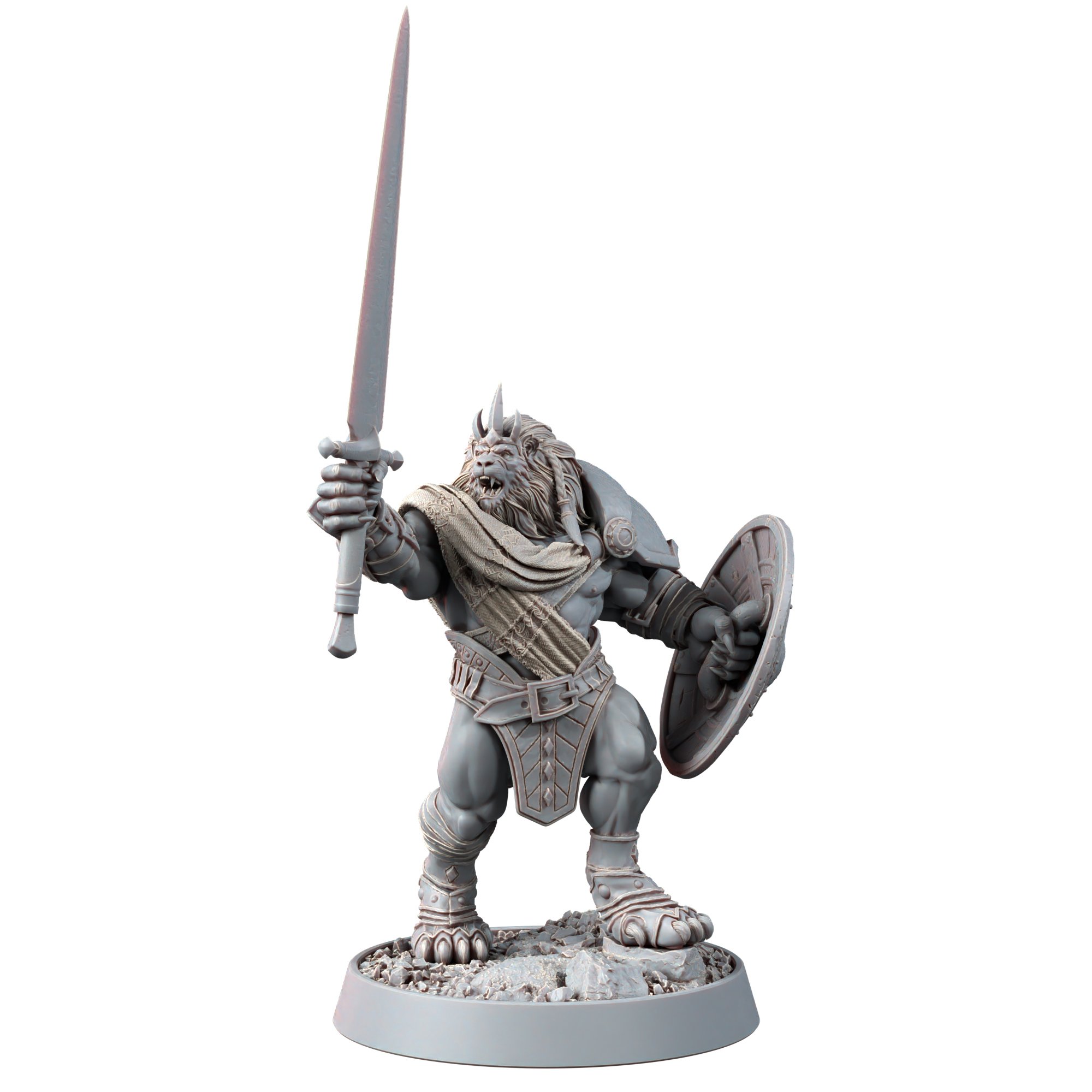 LEONIN – KING GOLDENMANE – Wargame Exclusive Fantasy