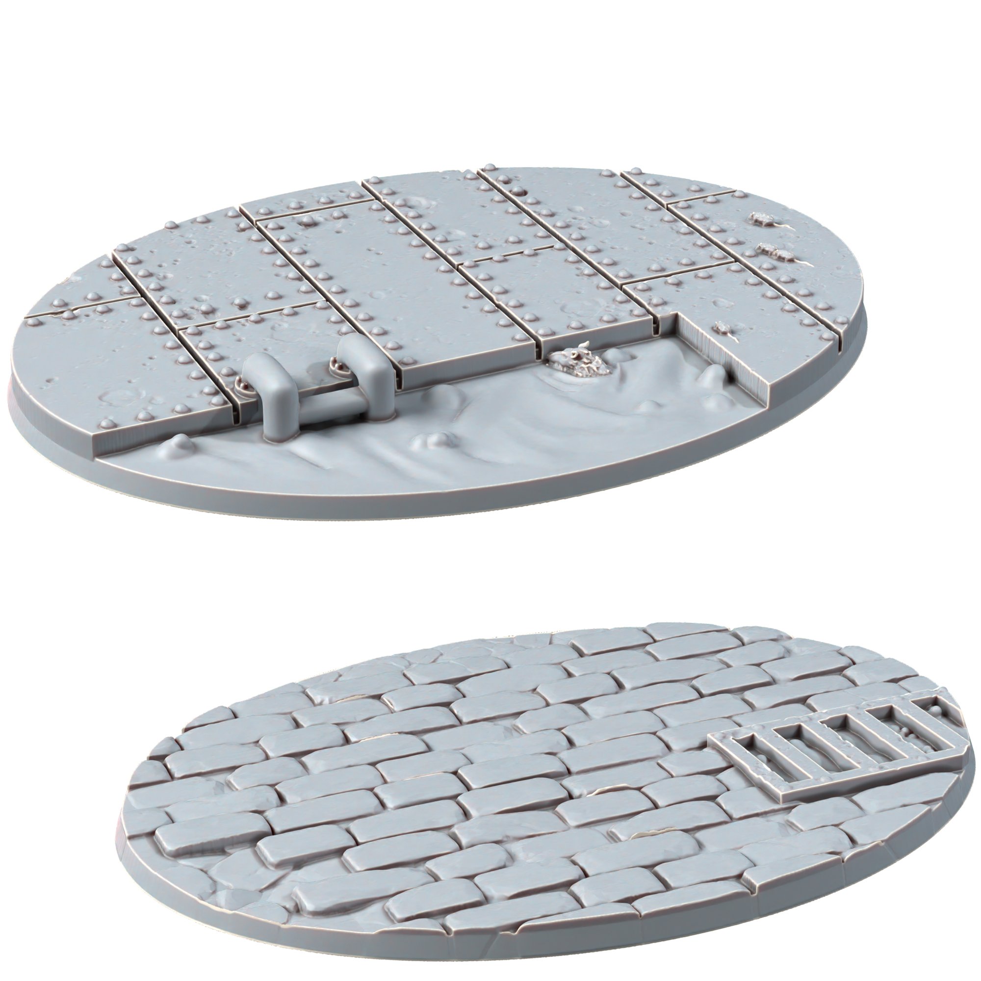 RATMEN – NEZUMI CLANS 120MM BASES (2U) – Wargame Exclusive Fantasy