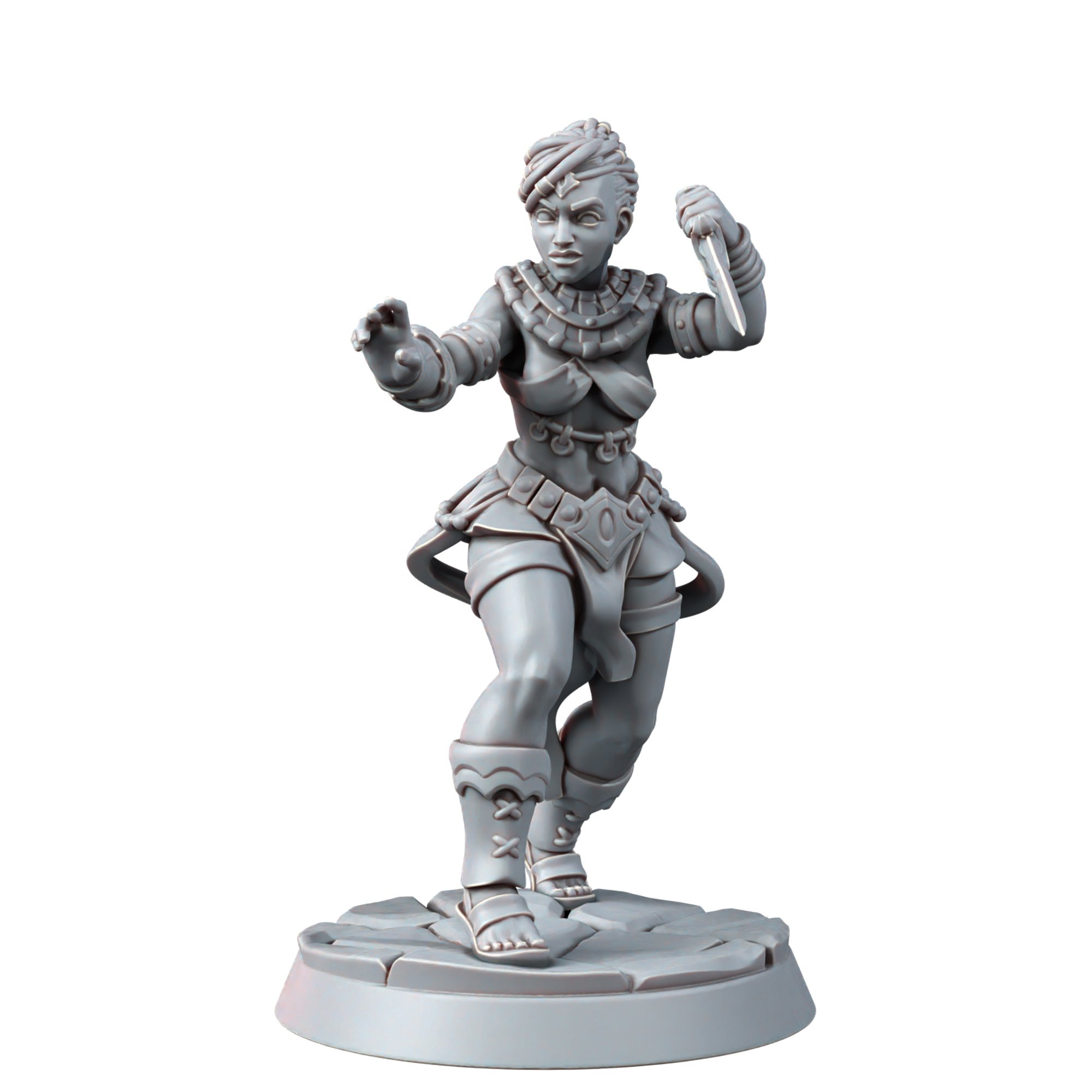 HUMANS – AZTEC FEMALE FIGHTER – Wargame Exclusive Fantasy