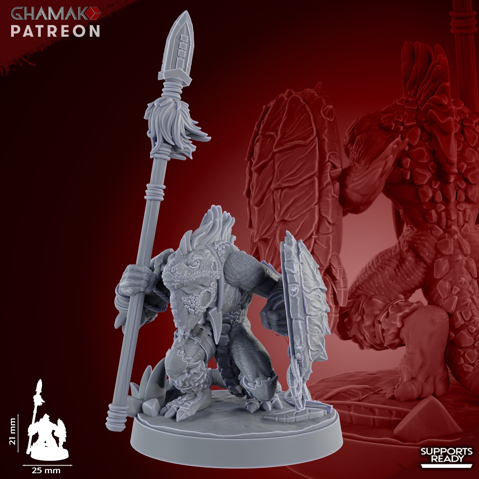 LIZARDMEN – GECKO HUNTING PACK WITH LANCES (10U) – Wargame Exclusive ...