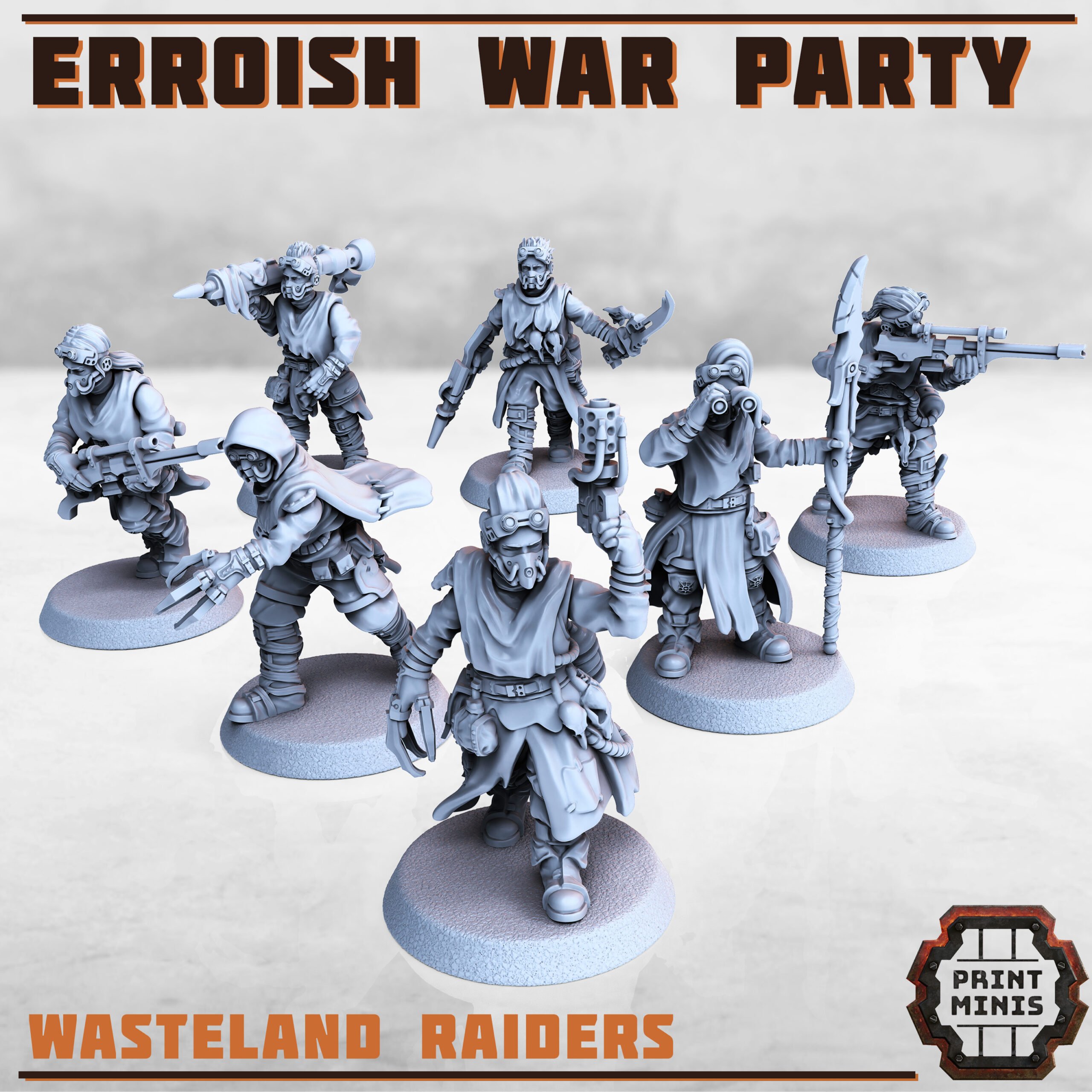 THE ERROISH TRIBE – WAR PARTY (7U) – Wargame Exclusive Fantasy