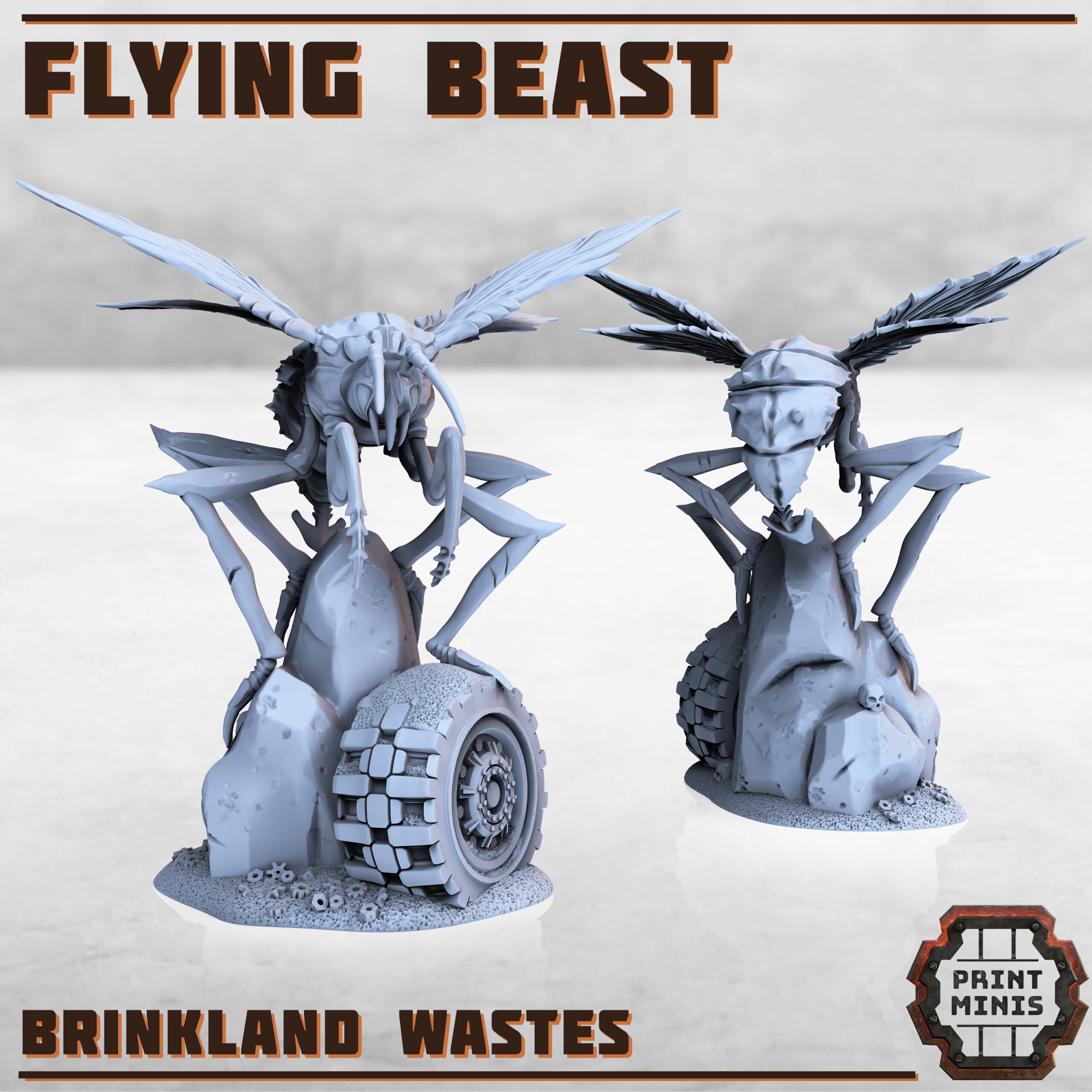 THE ERROISH TRIBE – FLYING WASTELAND BEAST – Wargame Exclusive Fantasy