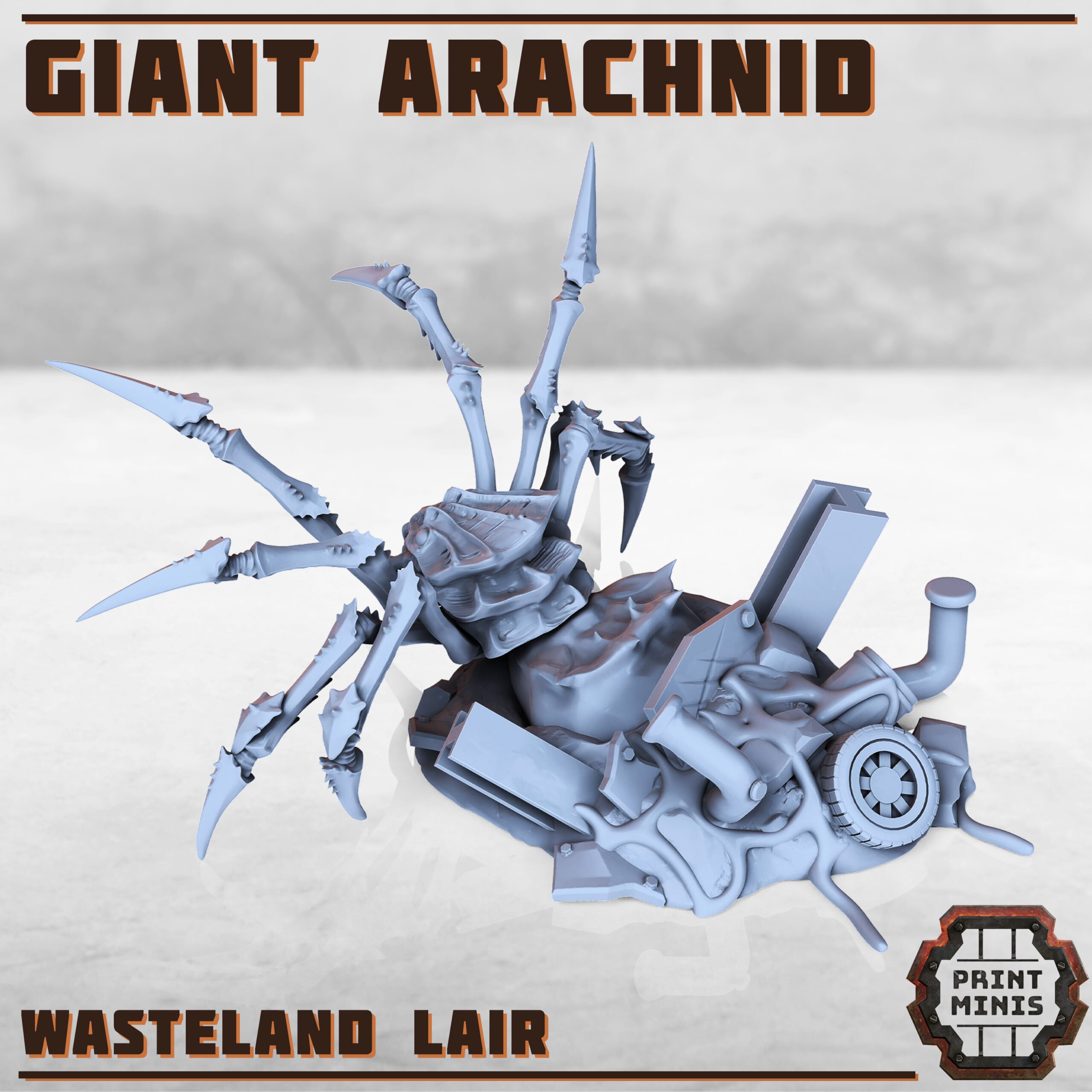 THE ERROISH TRIBE – GIANT WASTELAND ARACHNID – Wargame Exclusive Fantasy