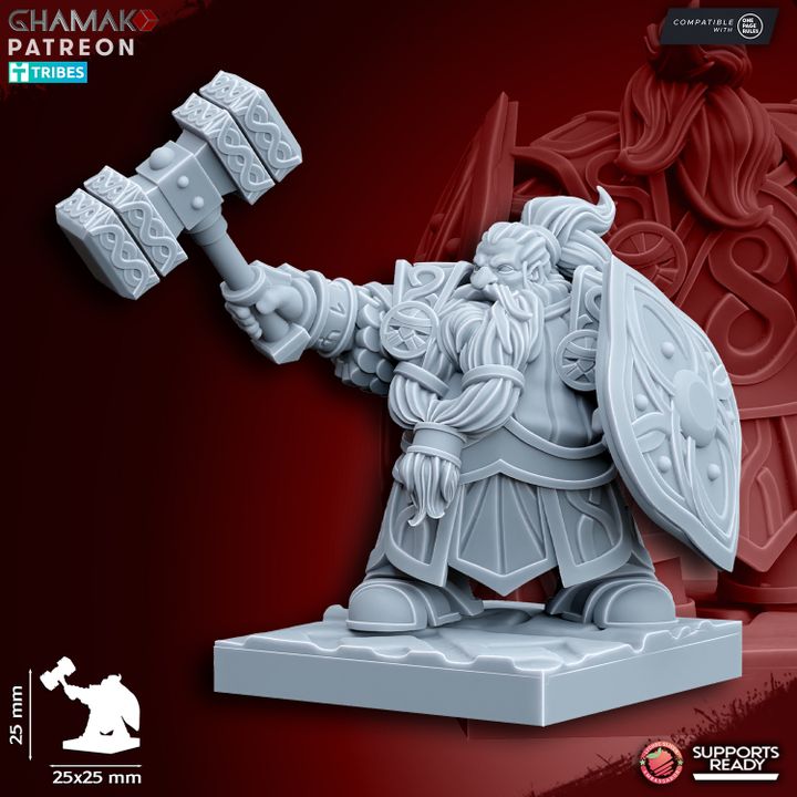 DWARFS – KINGDOMS FORGE GUARD (10U) – Wargame Exclusive Fantasy