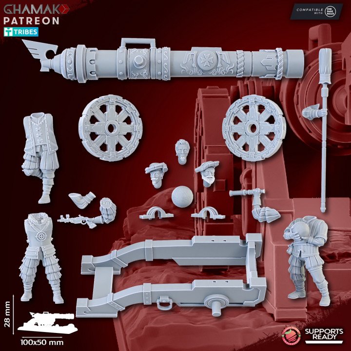 HUMANS – EMPIRE CANNON – Wargame Exclusive Fantasy