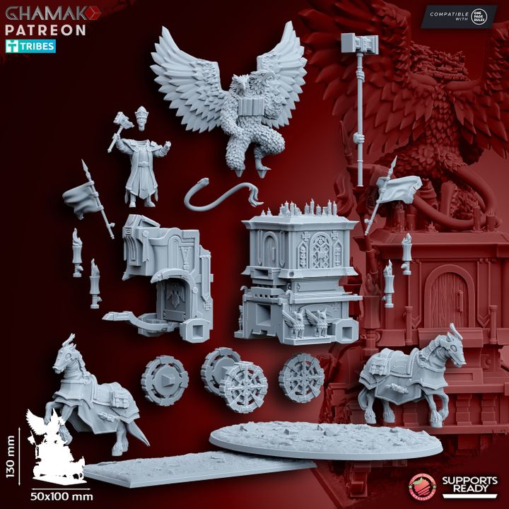 HUMANS – WAR ALTAR OF GRIMWALD – Wargame Exclusive Fantasy