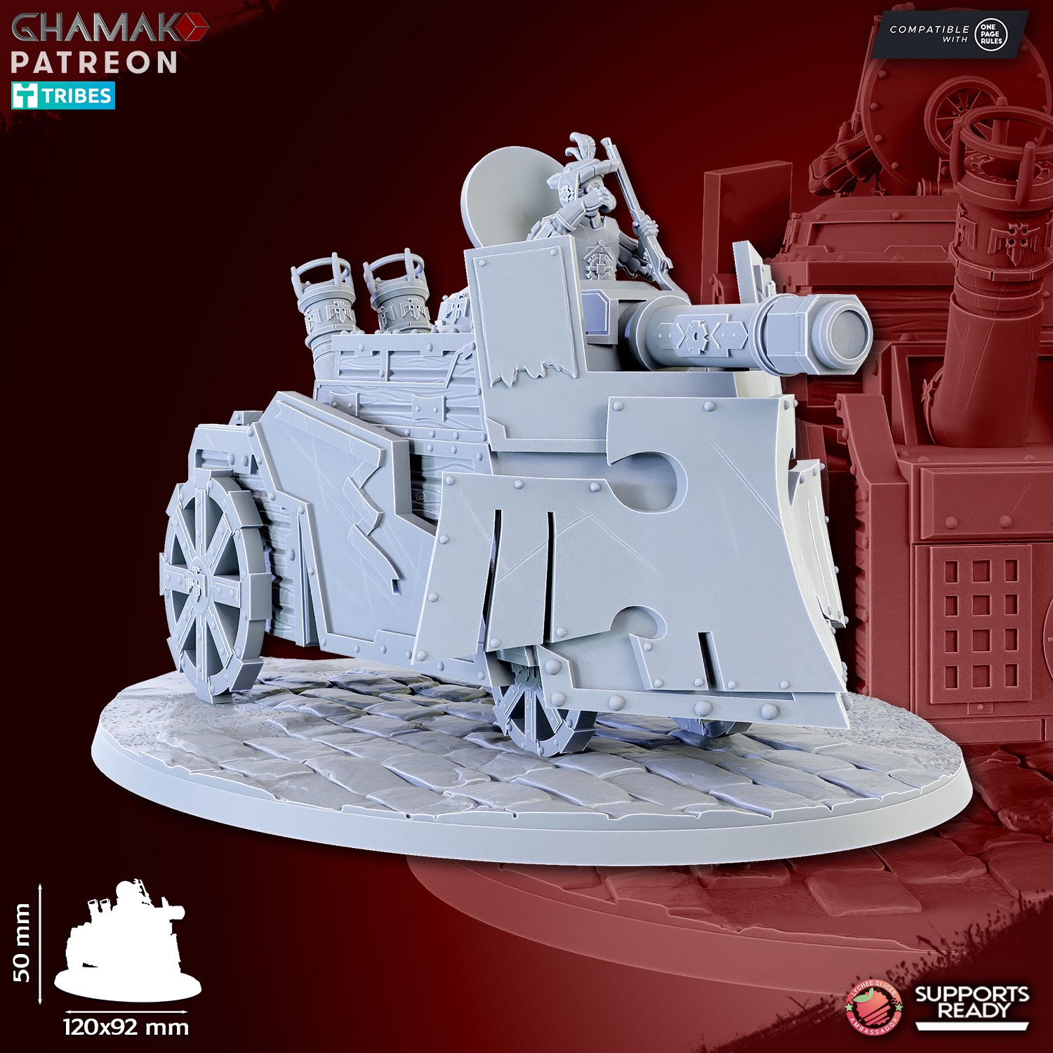 HUMANS – STEAM TANK – Wargame Exclusive Fantasy