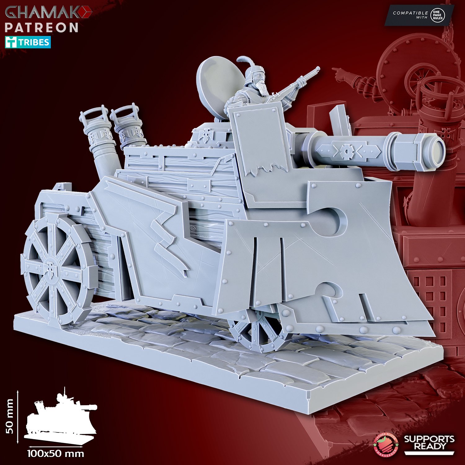 Steampunk Tank Miniature