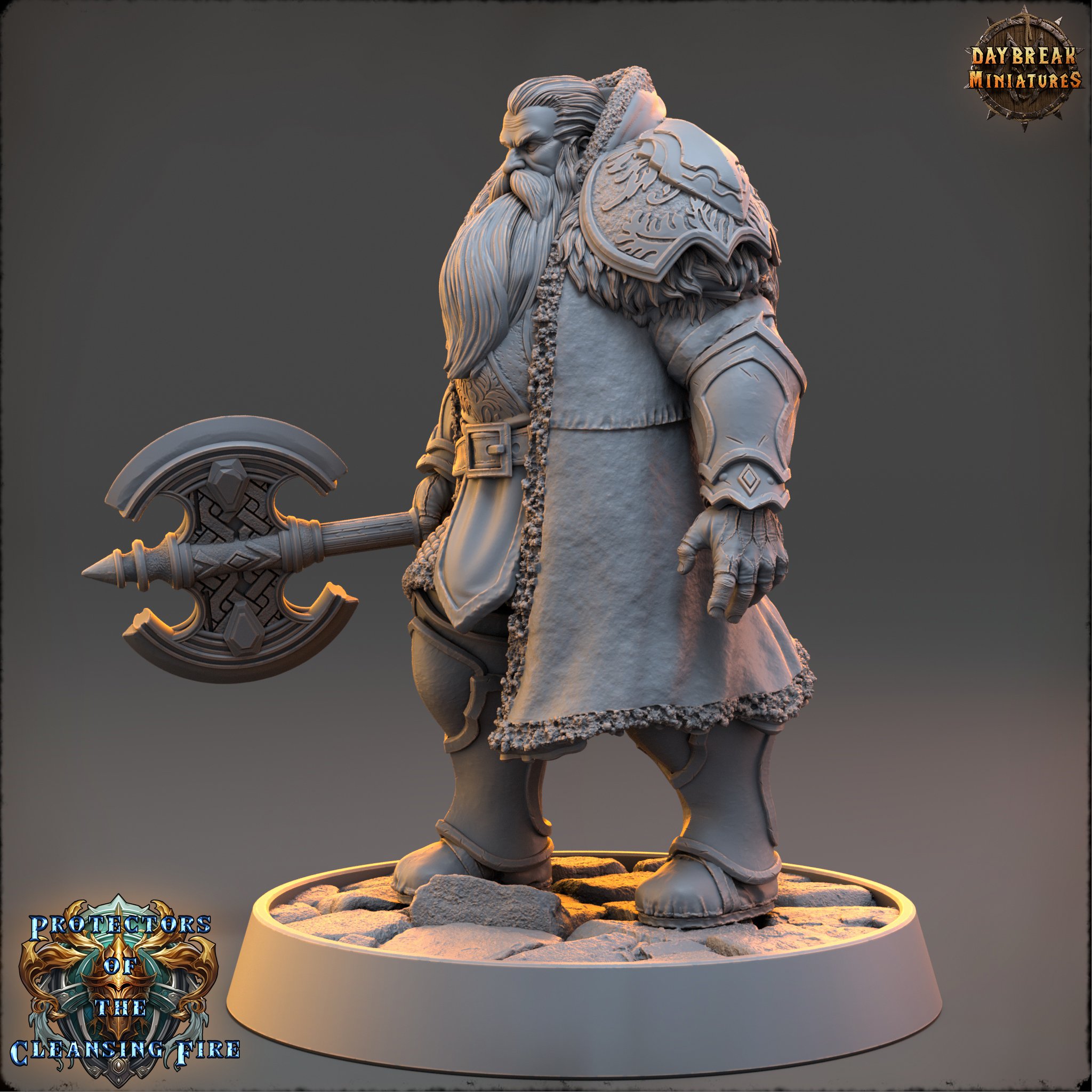 HUMANS – THE PROTECTOR BARON UMBER BLAZEON – Wargame Exclusive Fantasy
