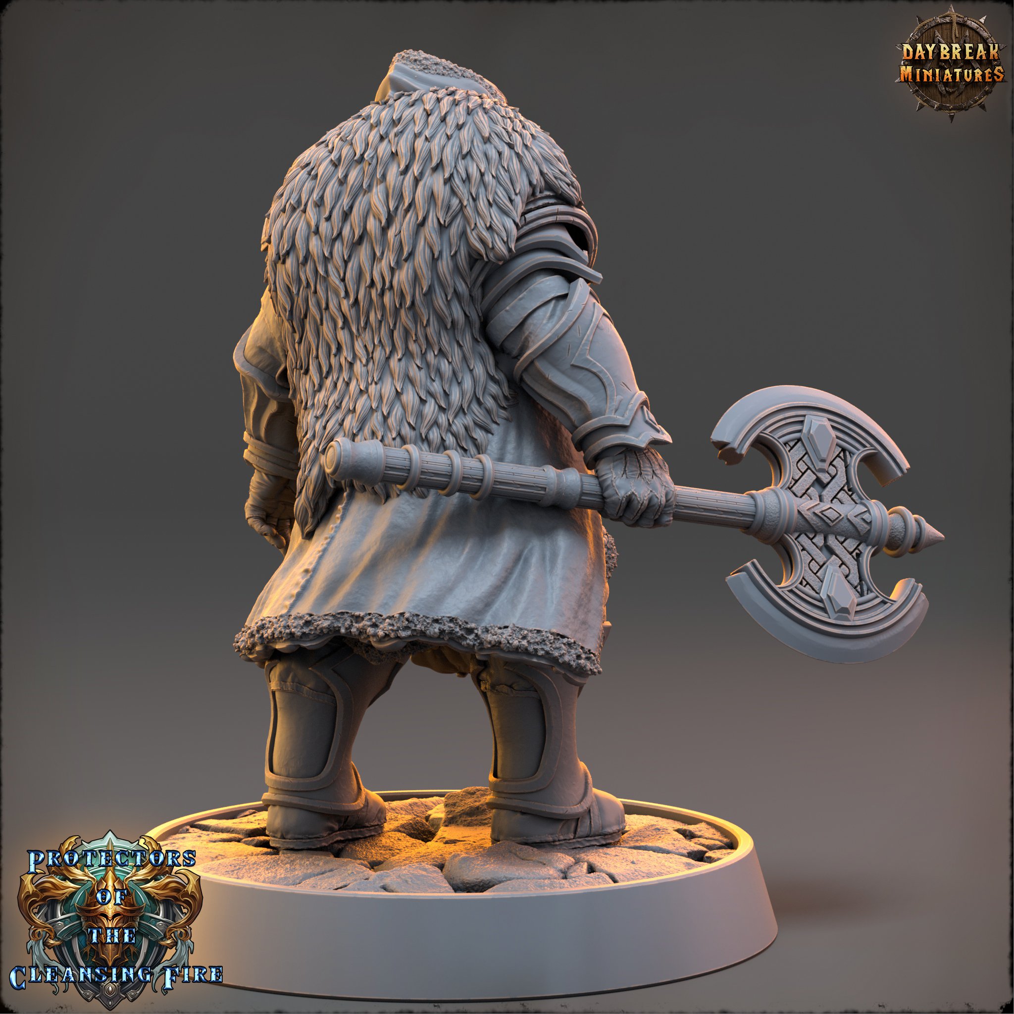 HUMANS – THE PROTECTOR BARON UMBER BLAZEON – Wargame Exclusive Fantasy