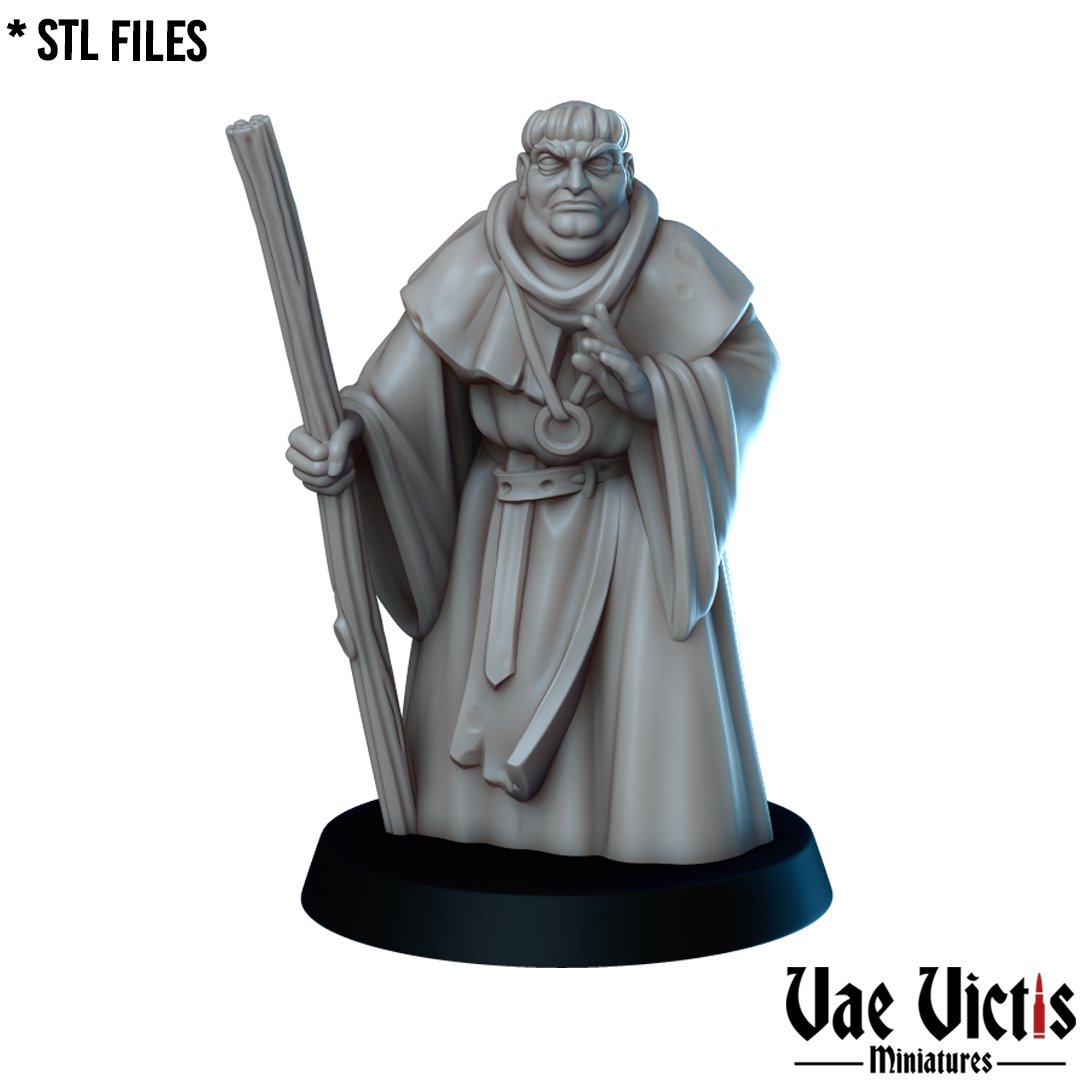 HUMANS – FRIAR HIMBUS PUBRARUR – Wargame Exclusive Fantasy