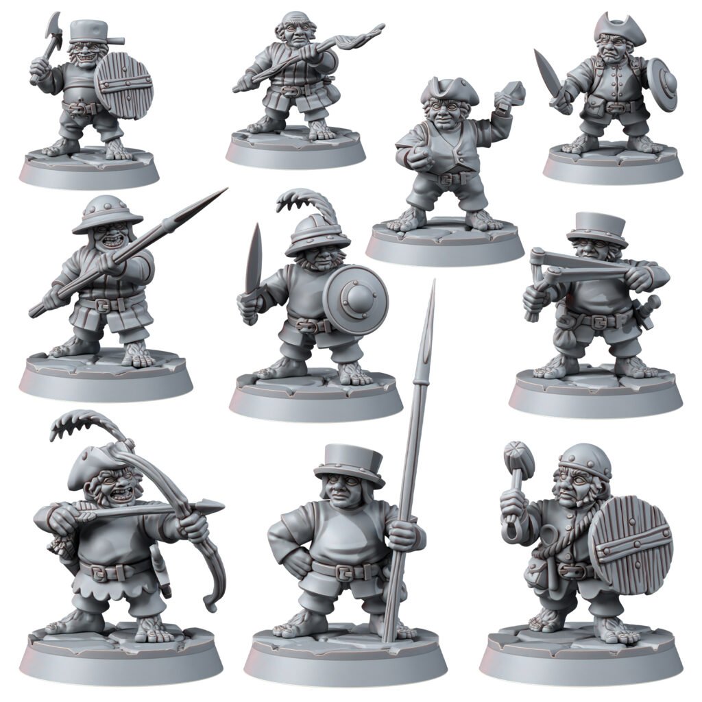 HALFLINGS – Wargame Exclusive Fantasy