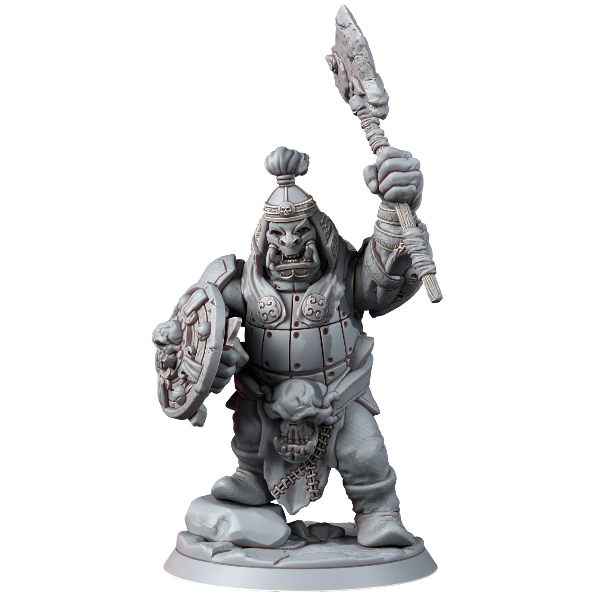 ORCS – BLACK WASTE MELEE WEAPON & SHIELD (10U) – Wargame Exclusive Fantasy