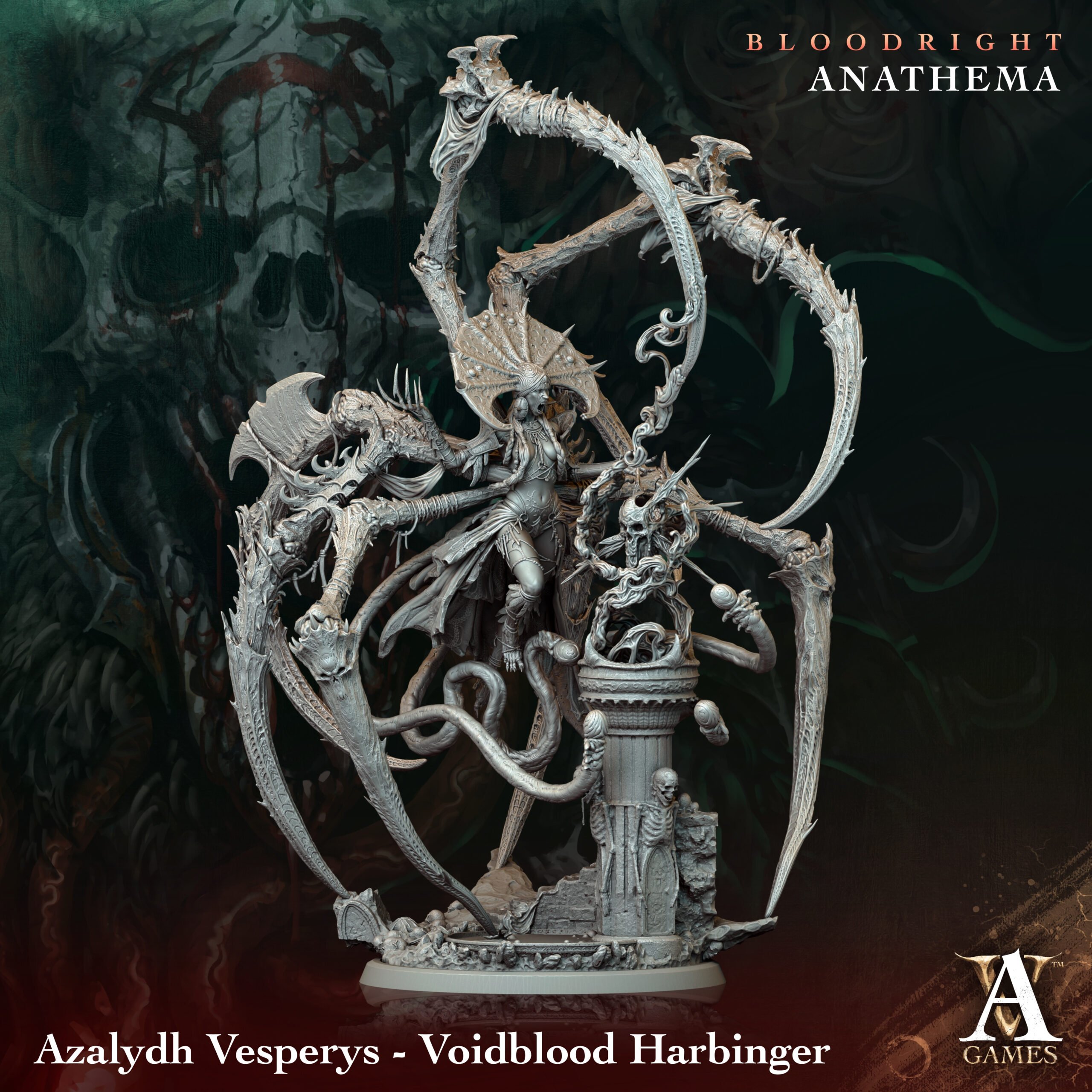 ANATHEMA – AZALYDH VESPERYS VOIDBLOOD HARBINGER – Wargame Exclusive Fantasy