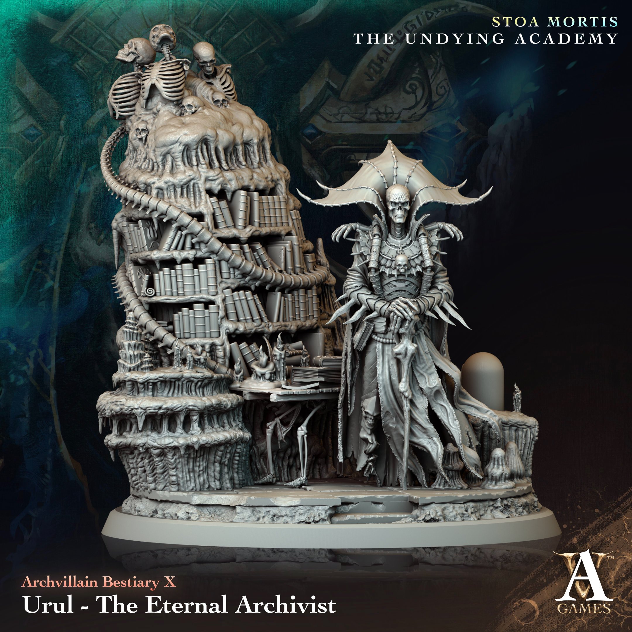 THE UNDYING ACADEMY – URUL THE ETERNAL ARCHIVIST – Wargame Exclusive ...