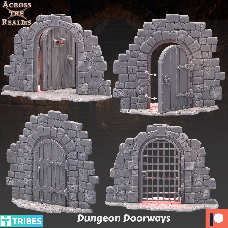 ORCS – DUNGEON DOORS – Wargame Exclusive Fantasy