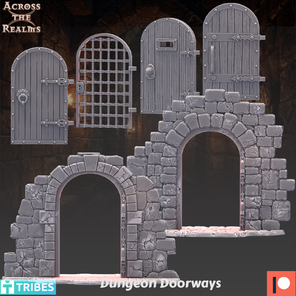ORCS – DUNGEON DOORS – Wargame Exclusive Fantasy